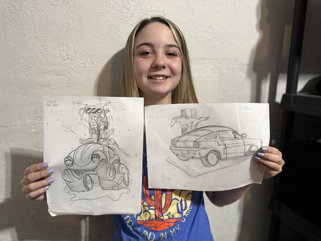 Wawa Original Pencil Drawing – Sleeperdude